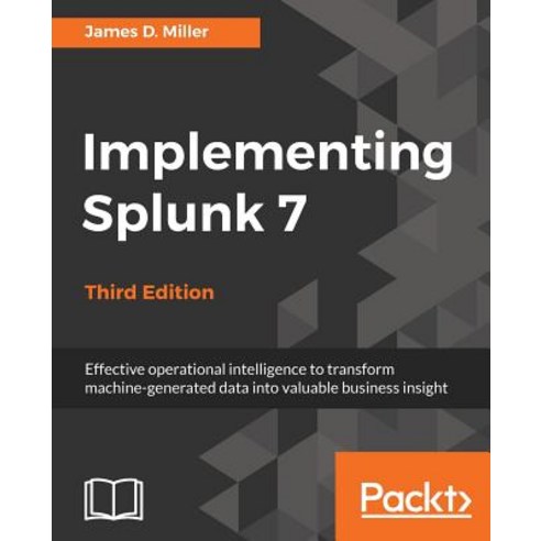 Implementing Splunk 7 Third Edition Packt Publishing 가격 변동 추적 그래프