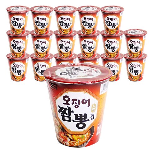 농심 오징어짬뽕 컵, 67g, 18개 - 가격 변동 추적 그래프 - 역대가