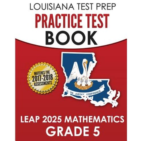 Louisiana Test Prep Practice Test Book Leap 2025 Mathematics Grade 5 ...