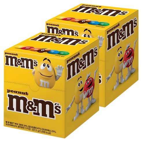 '엠앤엠즈 피넛 픽앤믹스 초콜릿, 337.5g, 2개' 최저가 검색, 최저가 18,350원 - 할인 알림