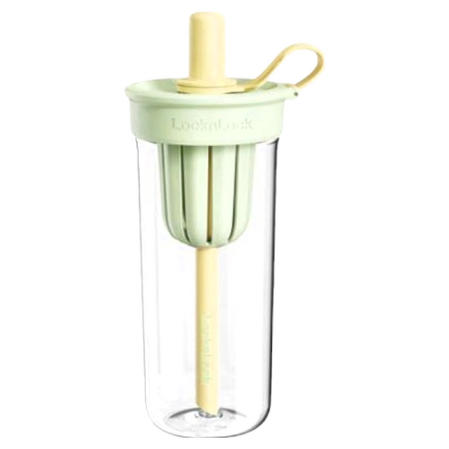 LocknLock 樂扣樂扣 嚼對FUN飲吸管杯 附茶隔, 綠色, 720ml, 1個 - 攜帶式水壺/水瓶 | 酷澎
