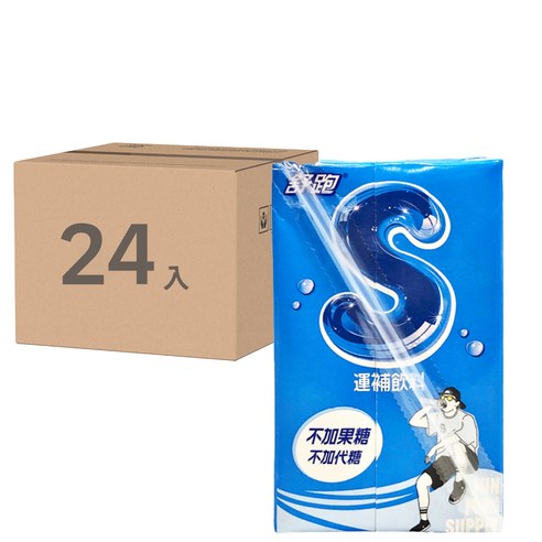Super Supau 舒跑 S運動飲料 Set, 迅速補充水分與電解質, 不加果糖, 補充維他命C, 24入, 250ml - 運動/電解質 ...