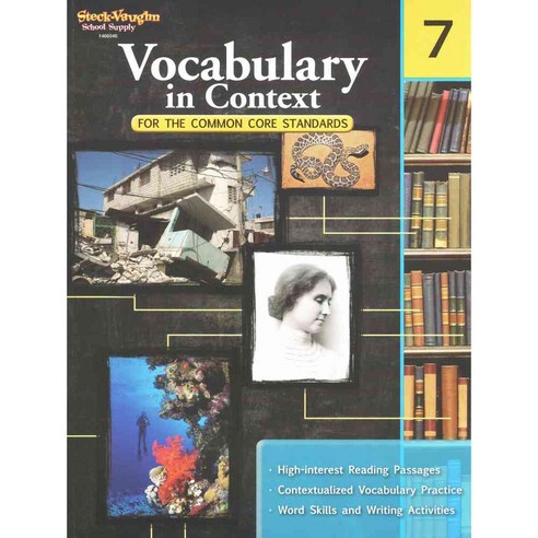 Vocabulary in Context Workbook Grade 7: For the Common Core Standards ...