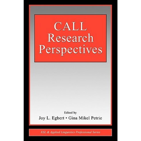 Call Research Perspectives Paperback, Lawrence Erlbaum Associates - 가격 ...
