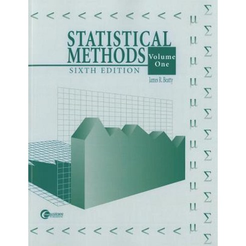 Statistical Methods Volume 1 Paperback, McGraw-Hill Primis Custom ...