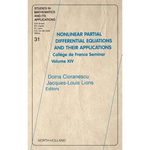 Nonlinear Partial Differential Equations and Their Applications ...