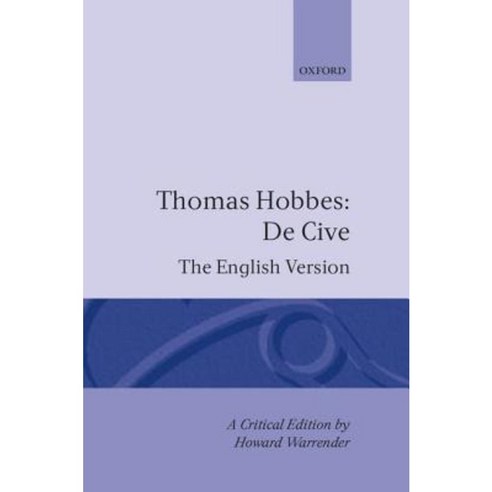 de Cive: The English Version Hardcover, OUP Oxford - 가격 변동 추적 그래프 - 역대가