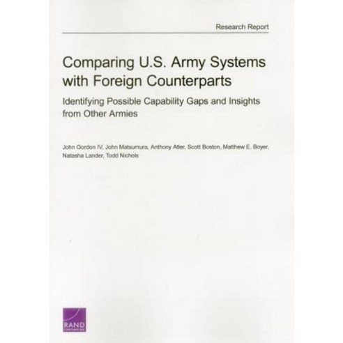 Comparing U.S. Army Systems with Foreign Counterparts: Identifying ...