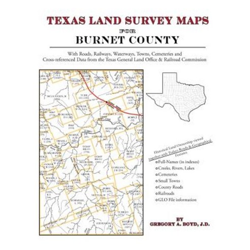 Texas Land Survey Maps for Burnet County Paperback, Arphax Publishing ...