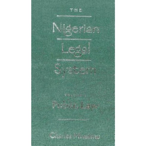 The Nigerian Legal System: Volume I: Public Law Hardcover, Peter Lang ...