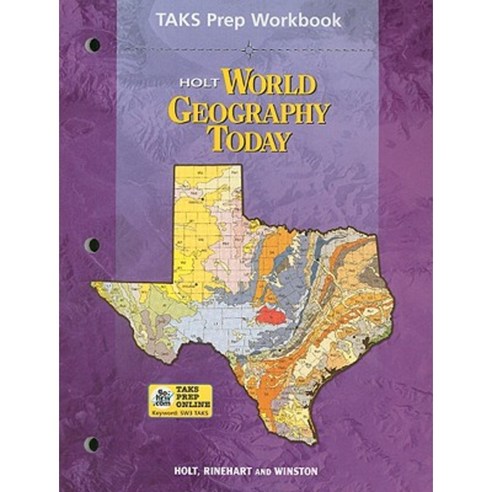 Holt World Geography Today TAKS Prep Workbook Paperback, Holt McDougal ...