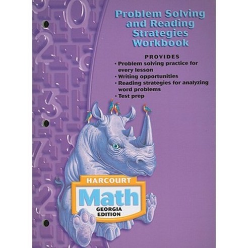 Harcourt Math Georgia Edition Problem Solving and Reading Strategies Workbook: