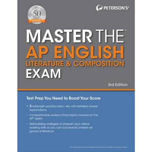 Master the AP English Literature & Composition Exam Paperback, Peterson ...