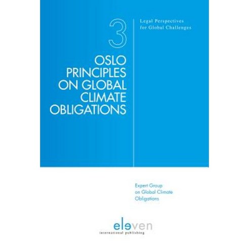 Oslo Principles on Global Climate Obligations Paperback, Eleven International P