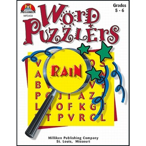 Word Puzzlers - Grades 5-6 Paperback, Milliken Pub. Co. - 가격 변동 추적 그래프 ...