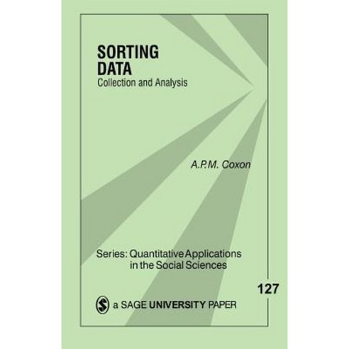 Sorting Data: Collection and Analysis Paperback, Sage Publications, Inc - 가격 변동