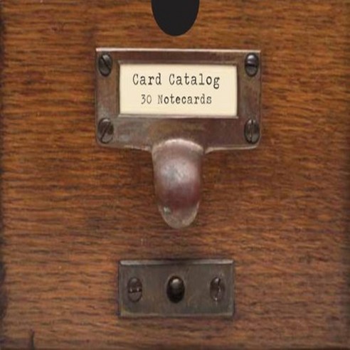 The Library Card Catalogue CARD CATALOG: 30 Notecards: 30 Notecards ...
