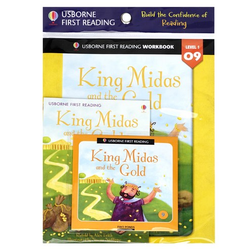 Usborne First Reading Workbook Set 1~9 King Midas and the Gold, 투판즈 ...