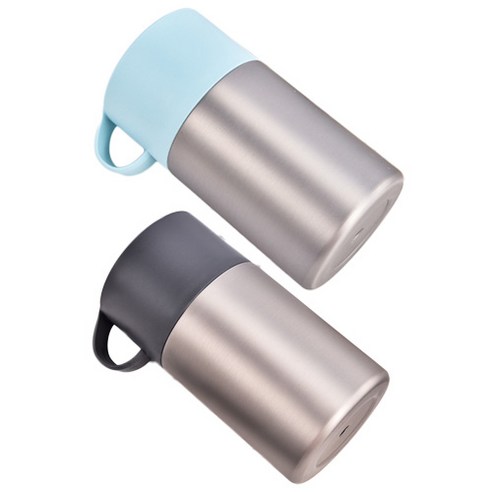 푸코 하쯔모리 죽 보온병 2p, 블랙, 블루, 600ml - 가격 변동 추적 그래프 - 역대가