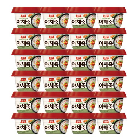 양반 야채 즉석죽, 287.5g, 24개 - 가격 변동 추적 그래프 - 역대가