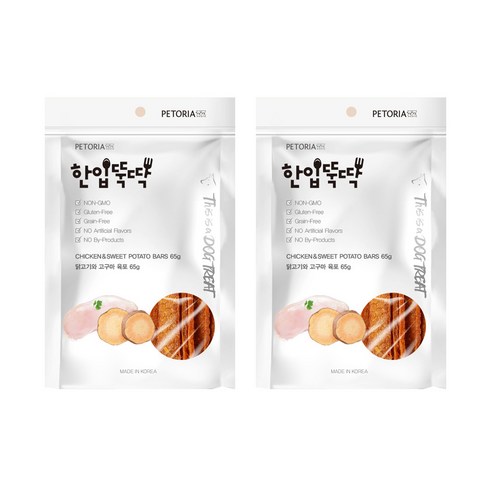 펫토리아 한입뚝딱 강아지 육포 건조 간식 65g, 닭고기 + 고구마 혼합맛, 2개 - 가격 변동 추적 그래프 - 역대가