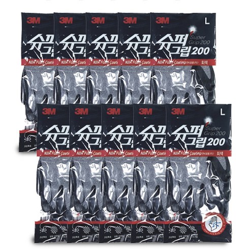 3M Super Grip 200止滑安全工作手套 L號 酷澎 - 天天低價，你的日常所需都在酷澎