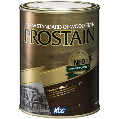 KCC 프로스테인 네오 크리어 0.9L - 유성페인트 | 쿠팡