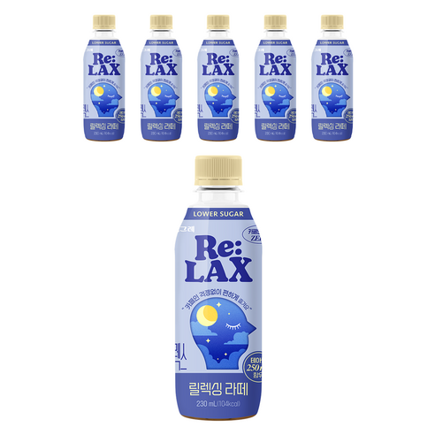 빙그레 릴렉싱 라떼, 230ml, 6개 - 가격 변동 추적 그래프 - 역대가