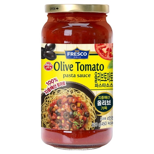 '오뚜기프레스코 올리브 토마토 파스타소스, 600g, 1개' 최저가 검색, 최저가 5,380원 - 할인 알림