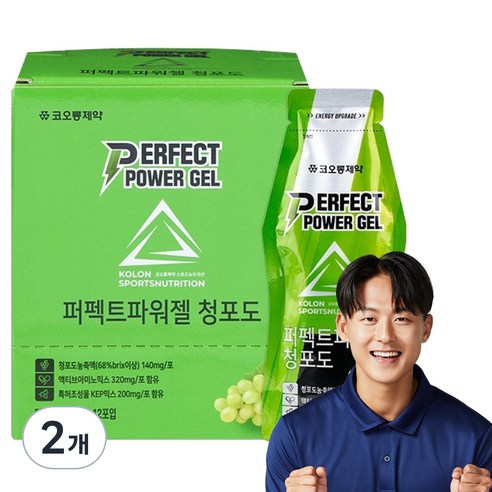 코오롱제약 퍼펙트 파워젤 청포도 12p, 480g, 2개 - 기타헬스보조제 | 쿠팡