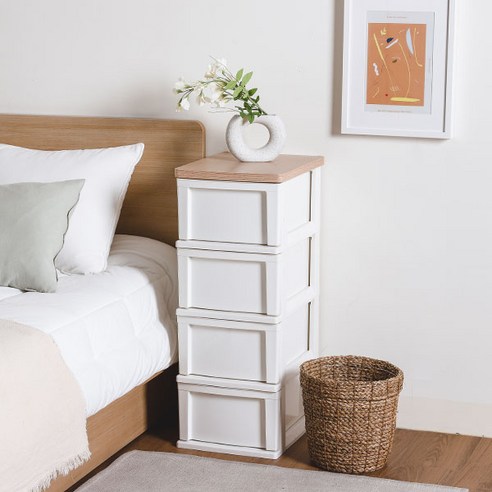 '아이리스 우드 슬림 4단 서랍장 WTS-304 바퀴 포함' 최저가 검색, 최저가 40,310원 - 할인 알림