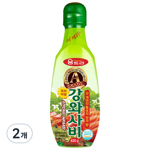 움트리 프리미엄 강와사비, 430g, 2개 - 가격 변동 추적 그래프 - 역대가