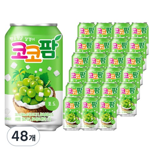코코팜 포도, 340ml, 48개 - 포도주스 | 쿠팡