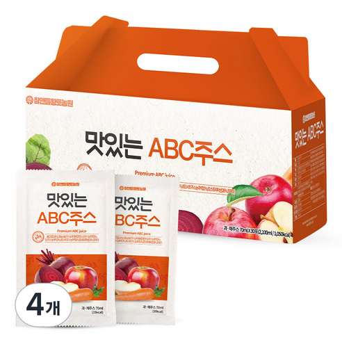 맛있는 ABC주스 30p, 4개, 2100ml - 가격 변동 추적 그래프 - 역대가