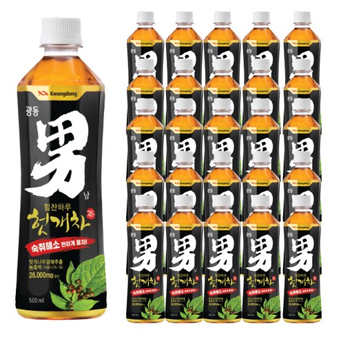 광동 힘찬하루 헛개차, 500ml, 48개 - 가격 변동 추적 그래프 - 역대가