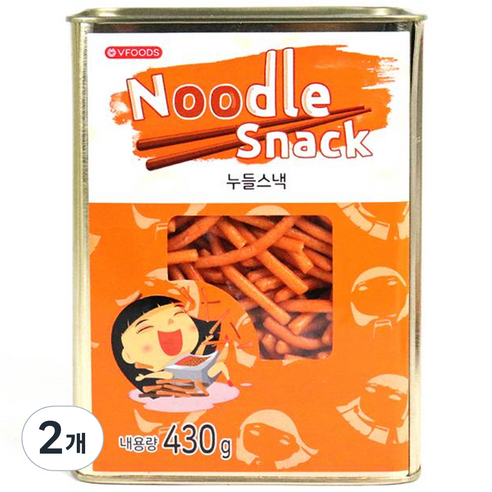 틴케이스 누들스낵, 430g, 2개 / 틴케이스 누들스낵, 430g, 2개 - 가격 변동 추적 그래프 - 역대가