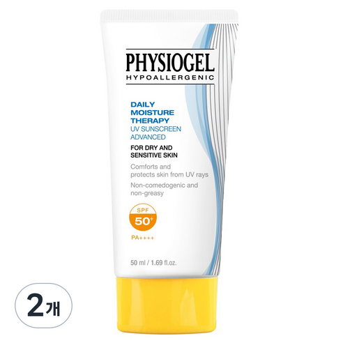 '피지오겔 DMT UV 썬스크린 어드밴스드 SPF50+ PA++++, 50ml, 2개' 최저가 검색, 최저가 33,770원 - 할인 알림