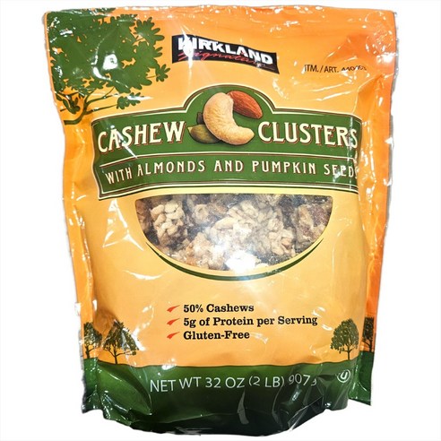 '커클랜드 캐슈 클러스터, 907g, 1개' 최저가 검색, 최저가 18,530원 - 할인 알림