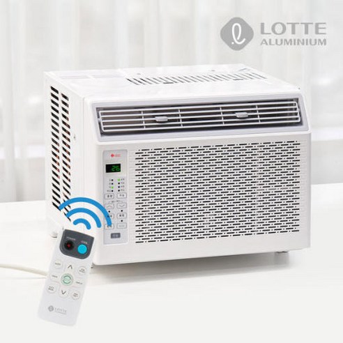 롯데 LWA-1500 창문형 에어컨 저소음 자가설치형 레트로 - 창문형에어컨 | 쿠팡