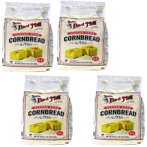 4 Bob's Red Mill Gluten Free Cornbread Mix 20 Oz (Pack o 4 Bob's Red ...