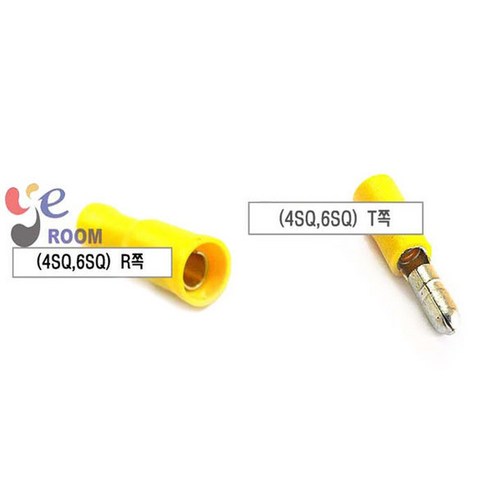 pg6 PG 로켓단자 5MM (4SQ 6SQ) R쪽 T쪽 PG총알단자 암 수연결콘넥터 / 봉=100개, R쪽 (봉 100개), 100개 Best Top5 - coushop