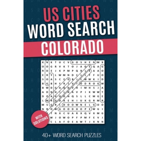 US Cities Word Search - Colorado: Puzzlebook with Word Find US Cities ...