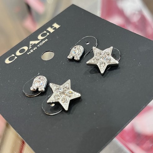 Coach star earrings store