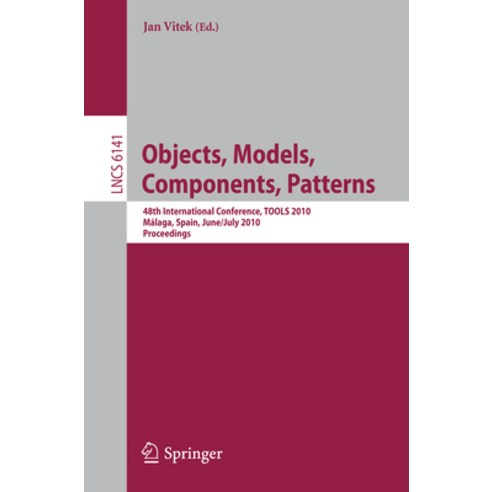 (영문도서) Objects Models Components Patterns: 48th International Conference Tools
