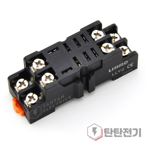LY2 타입 8핀 릴레이 소켓 8 Pin Relay Timer Socket PLUG-IN 찬넬 Din-Rail LY2N ...
