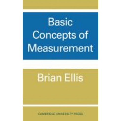 Basic Concepts of Measurement, Cambridge University Press - 가격 변동 추적 ...