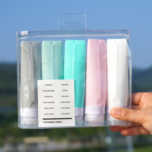 여행용 실리콘 튜브 공병 80ml x 5종 세트, 5세트 - 가격 변동 추적 그래프 - 역대가