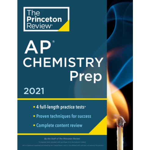 Princeton Review AP Chemistry Prep 2021: 4 Practice Tests + Complete ...