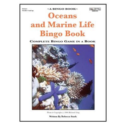 Oceans and Marine Life Bingo Book: Complete Bingo Game In A Book ...