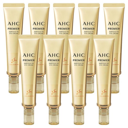 [한국어] 시즌 11 AHC 프리미어 앰플 인 콜라겐T4 아이크림 40ml + 아이크림 샘플 9개 무료증정 스킨케어